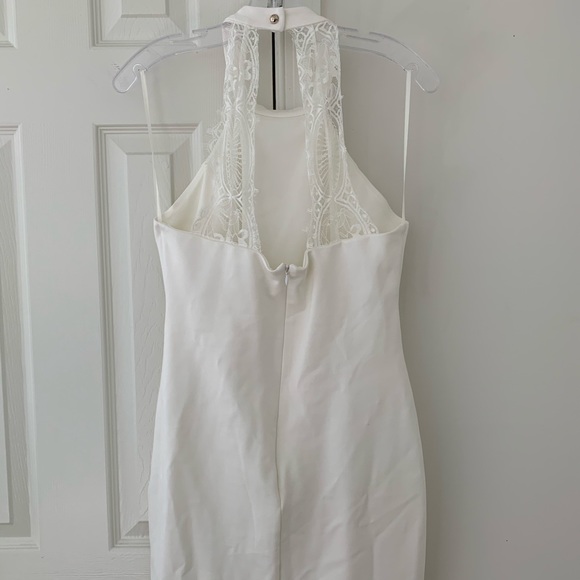 Dresses | White Halter Cocktail Dress | Poshmark